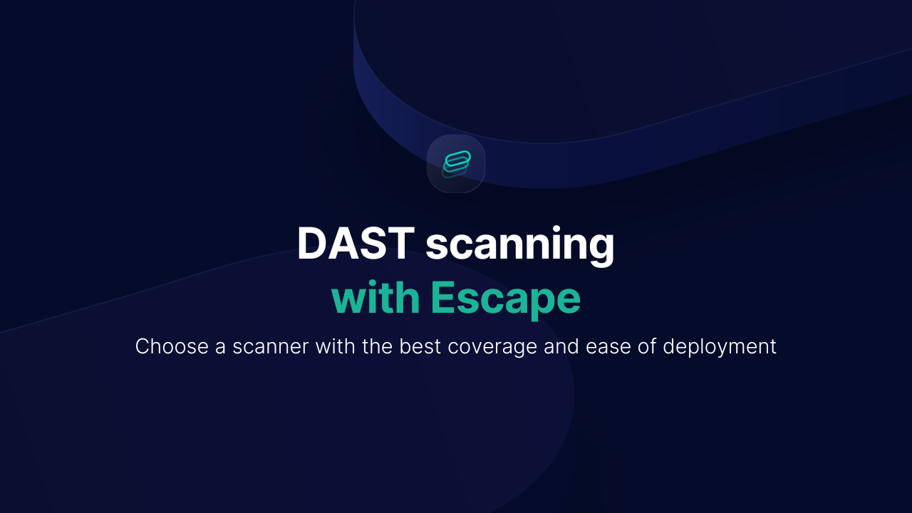 Advanced DAST with proprietary business logic algorithm — Escape